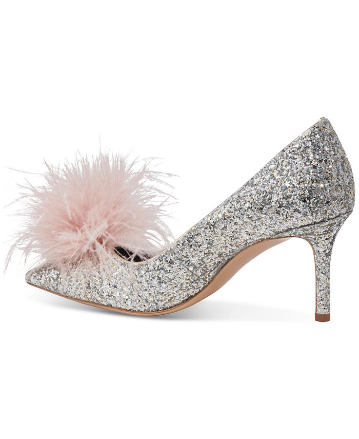 kate spade new york Women's Marabou Dress Heels - Macy's