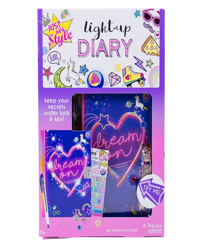 Just My Style Light-Up Diary Playset & Reviews - All Toys - Macy's