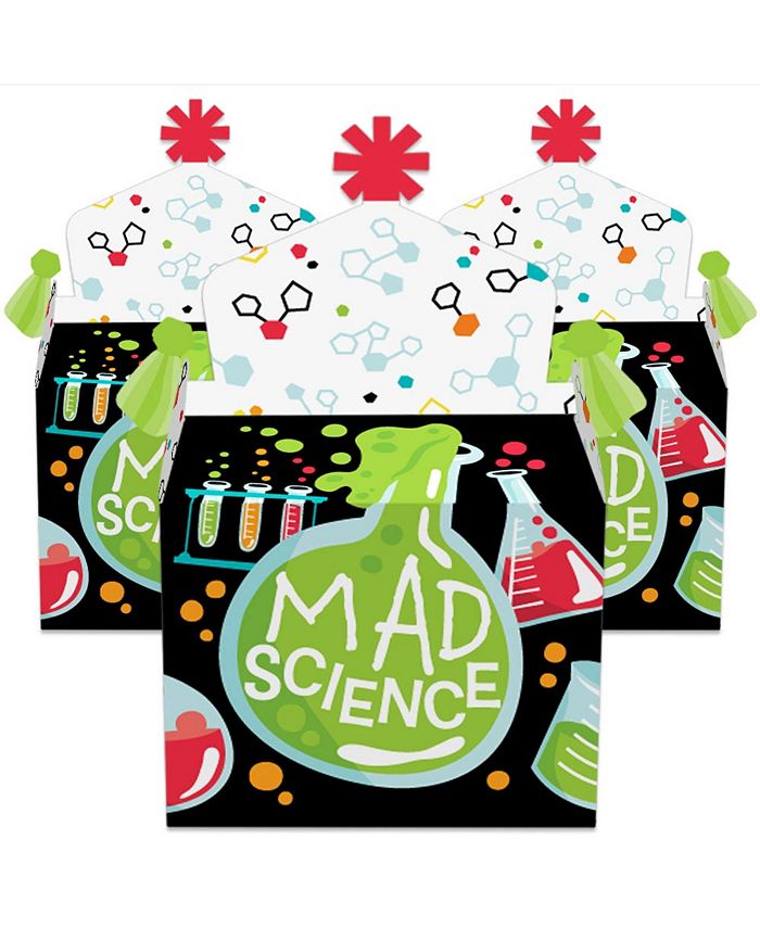Big Dot of Happiness Scientist Lab - Treat Box Party Favors - Mad ...