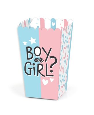Big Dot of Happiness Baby Gender Reveal - Team Boy or Girl Party Favor ...