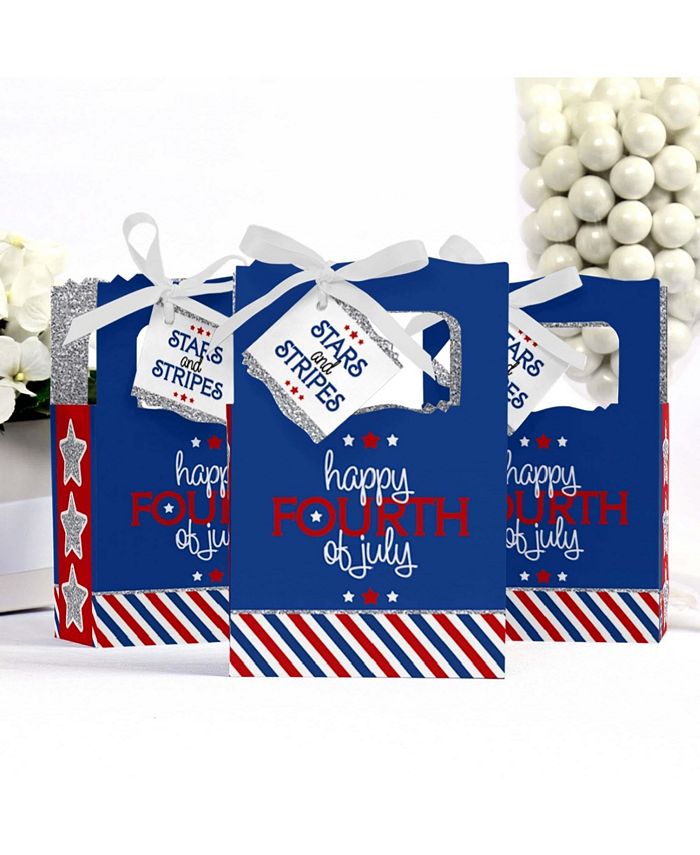Big Dot of Happiness 4th of July - Independence Day Party Favor Boxes ...