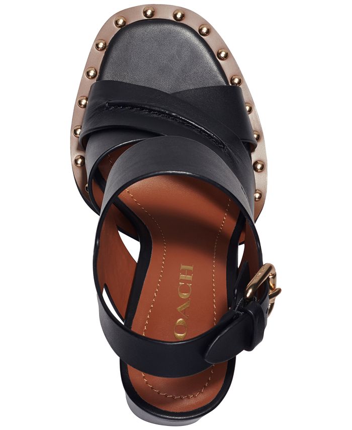 COACH Women's Callie Platform Block-Heel Sandals - Macy's