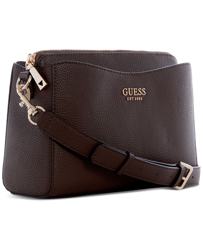 GUESS Lyndi Small Girlfriend Triple Compartment Crossbody & Reviews ...