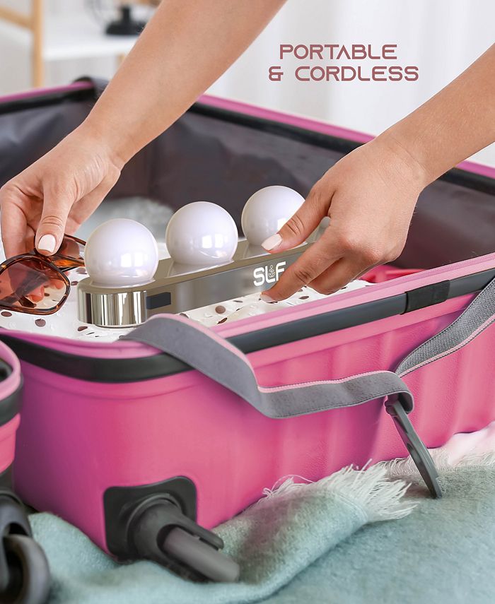 Tzumi SLF Battery-Operated LED 4-Bulb Vanity Light Bar - Macy's