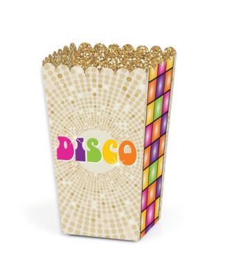 70's Disco - 1970's Disco Fever Party Favor Popcorn Treat Boxes - Set ...