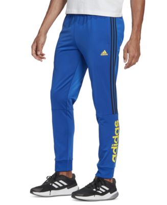 adidas Men's Colorblock 3-Stripe Tricot Jogger Pants - Macy's