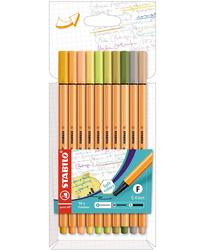 Stabilo Point 88 Wallet 10 Piece Pens Set - Macy's