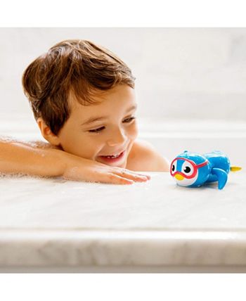Munchkin Wind Up Swimming Penguin Baby and Toddler Bath Toy, Blue - Macy's