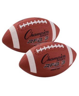 Champion Sports Rubber Football, Set of 2 - Macy's