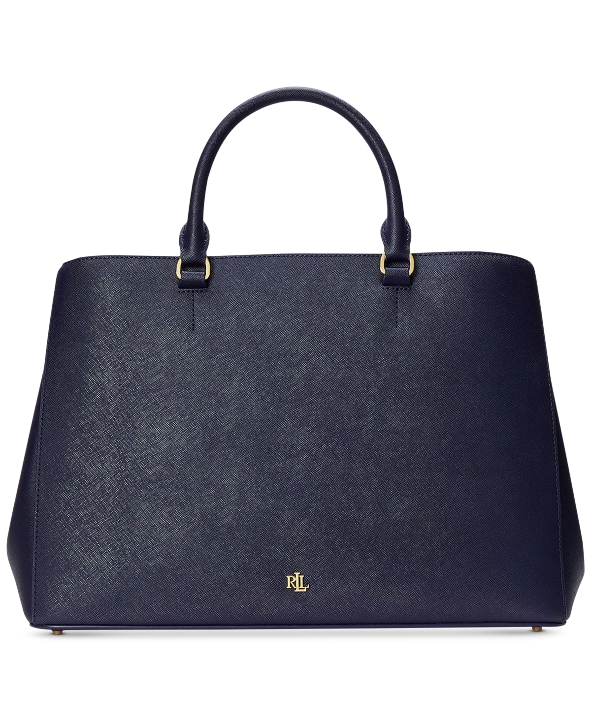 Click here for Lauren Ralph Lauren Crosshatch Leather Large Hanna... prices