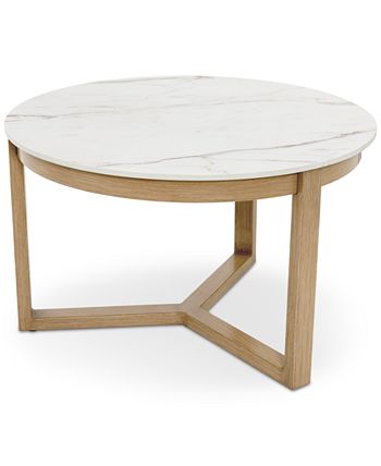 Agio Reid Outdoor Nesting Porcelain Top Coffee Tables (30" + 23 ...