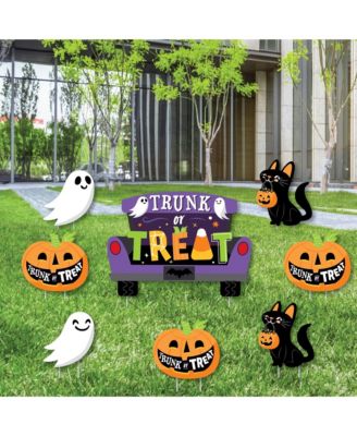 Big Dot of Happiness Trunk or Treat - Yard Sign and Outdoor Lawn ...