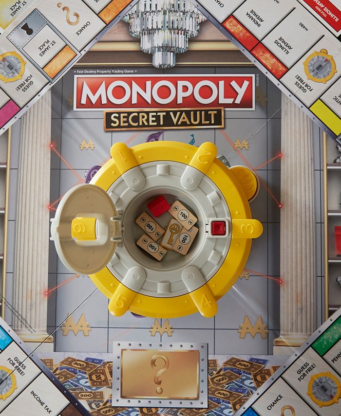 Hasbro Gaming Hasbro Monopoly Secret Vault - Macy's