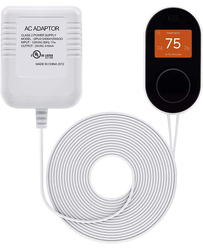 Wasserstein Wasserstein UL-Certified 24V Transformer C-Wire Adapter for ...