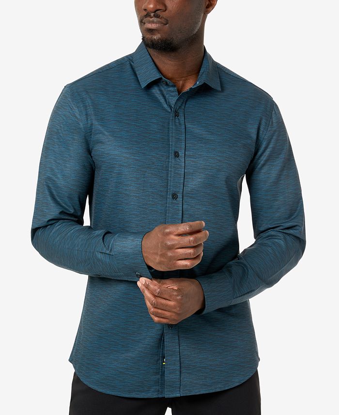 Kenneth Cole Men’s Slim Fit Performance Shirt - Macy's