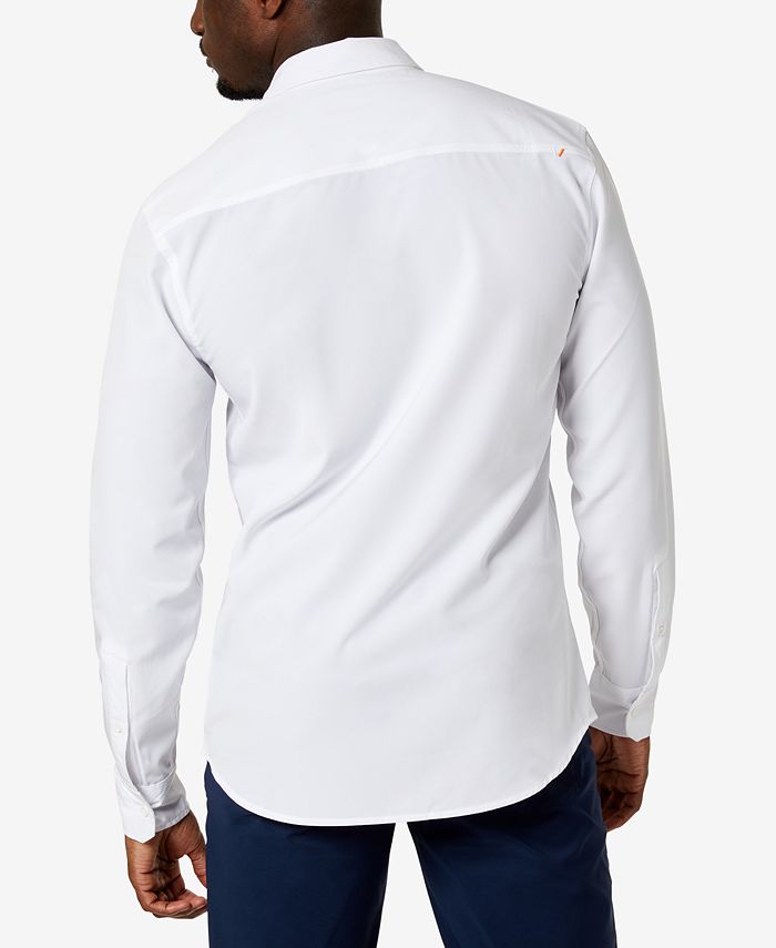 Kenneth Cole Men’s Solid Slim Fit Performance Shirt - Macy's