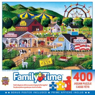 Masterpieces Family Time - Summer Carnival 400 Piece Jigsaw Puzzle - Macy's