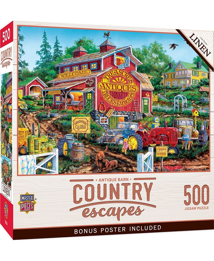 MasterPieces Puzzles Masterpieces Country Escapes - Antique Barn 500 ...