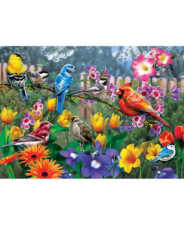 Masterpieces Audubon - Morning Garden 1000 Piece Jigsaw Puzzle - Macy's
