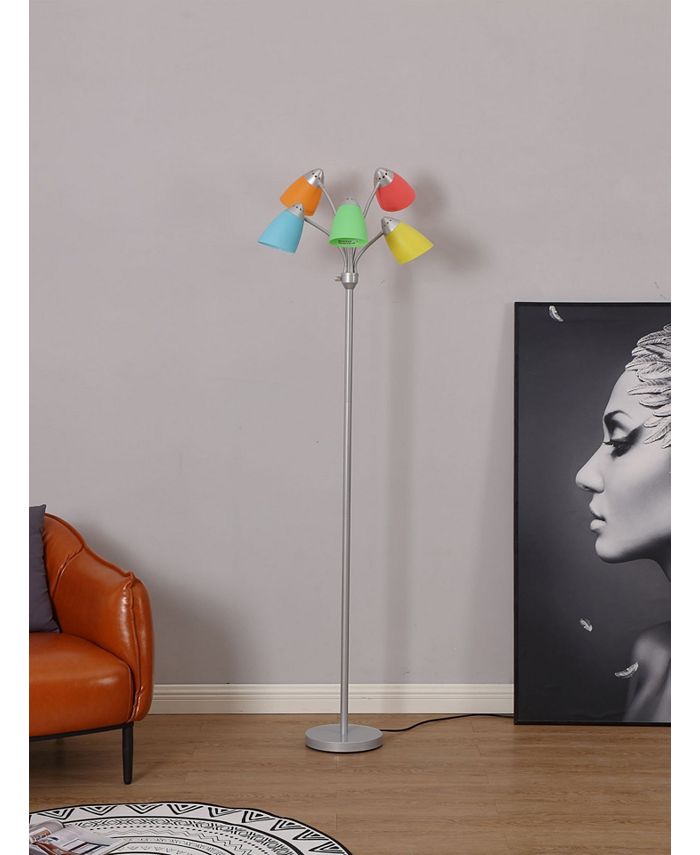 Brightech Medusa LED Multi-Head Standing Floor Lamp with 10 ...