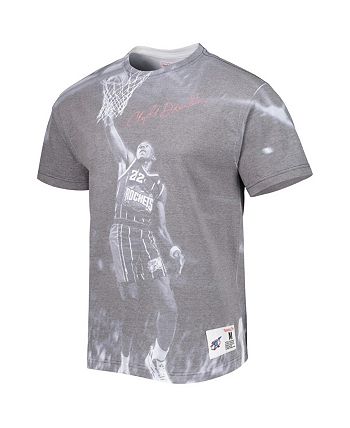 Mitchell & Ness Men's Clyde Drexler Gray Houston Rockets Above The Rim ...