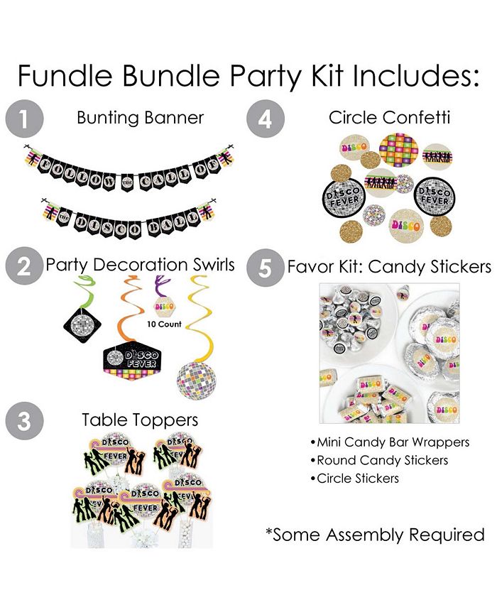 Big Dot of Happiness 70's Disco - 1970s Disco Fever Party Supplies ...