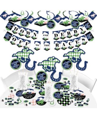Big Dot of Happiness Kentucky Horse Derby - Horse Race Party Supplies ...