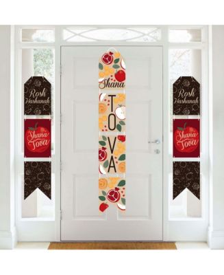 Rosh Hashanah - Hanging Vertical Paper Door Banners - New Year Indoor ...