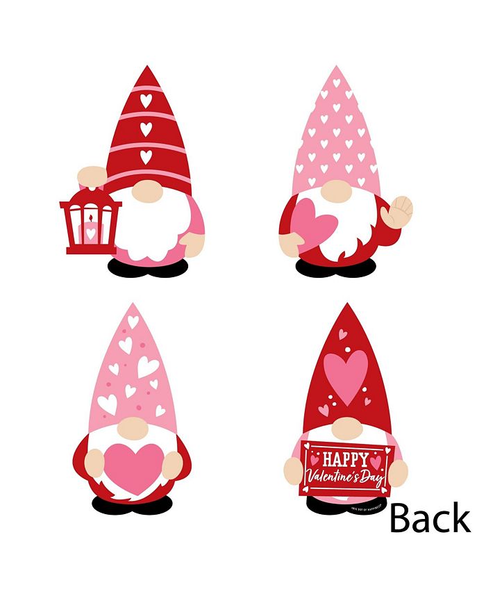 Big Dot of Happiness Valentine Gnomes - Decorations DIY Valentine’s Day ...