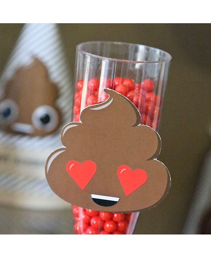 Big Dot of Happiness Party 'Til You're Pooped - DIY Shaped Poop Emoji ...