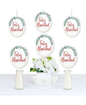 Feliz Navidad - Decor DIY Holiday Spanish Christmas Party Essentials ...