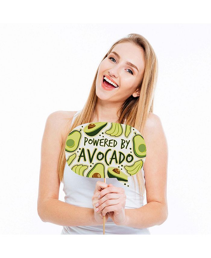 Big Dot of Happiness Hello Avocado - Fiesta Party Photo Booth Props Kit ...