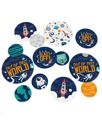 Big Dot of Happiness Blast Off to Outer Space - Rocket Ship Party Decor ...