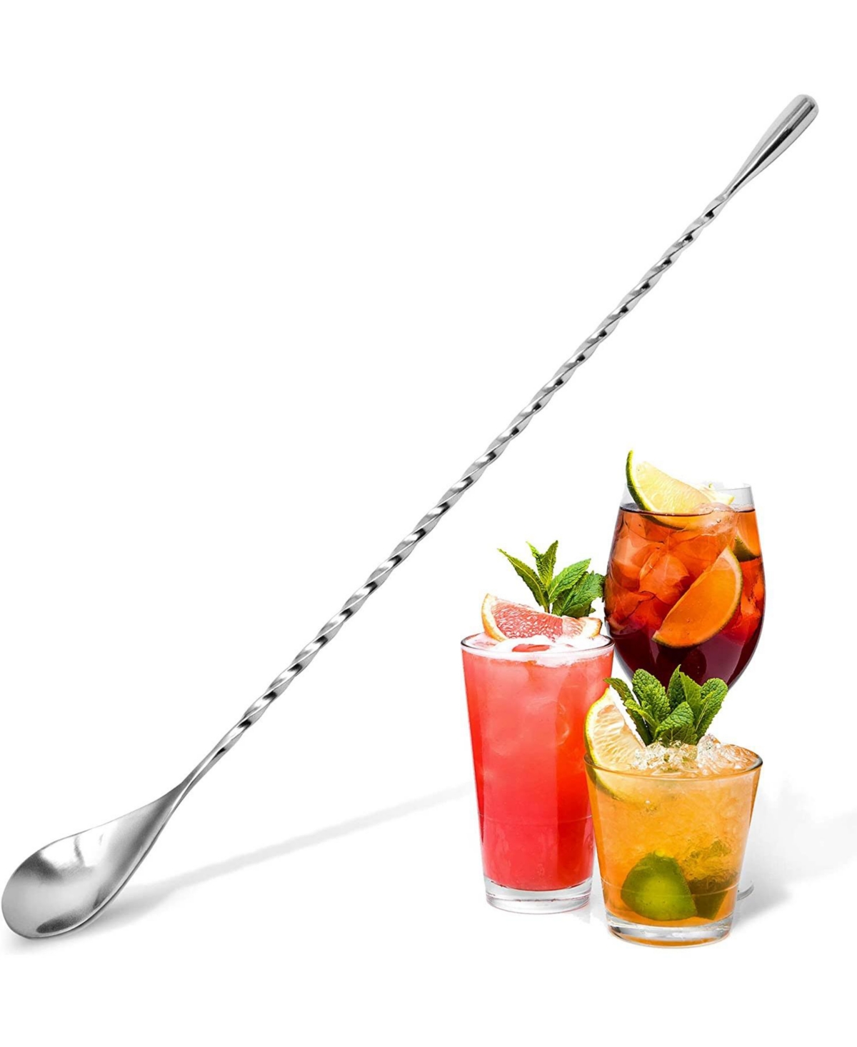 Click here for Premium 12 Inch Spiral Stainless Steel Cocktail Sp... prices