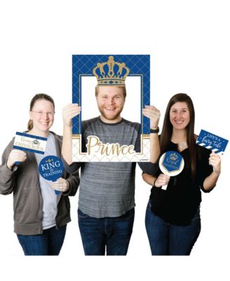 Royal Prince Charming - Birthday Party Selfie Photo Booth Picture Frame ...