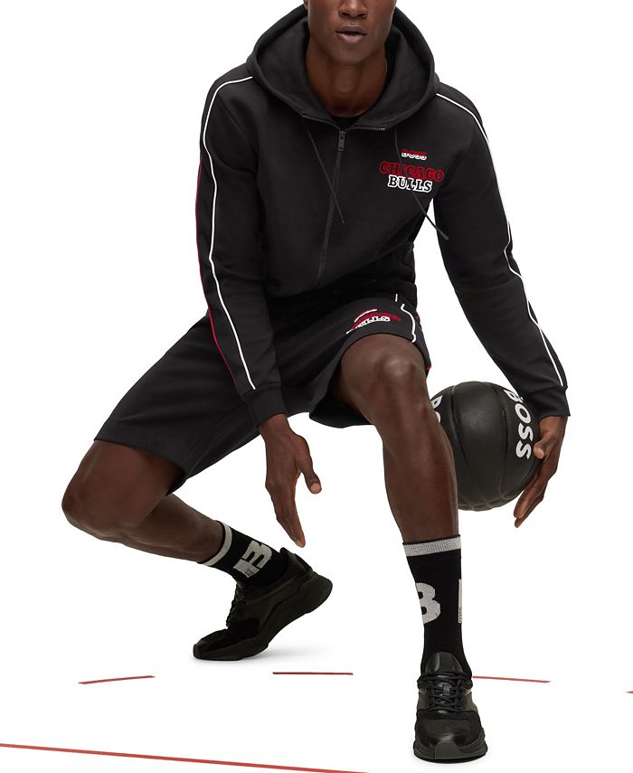 Hugo Boss BOSS x NBA Men's Chicago Bulls Zip-Up Hoodie & Reviews - Hugo ...