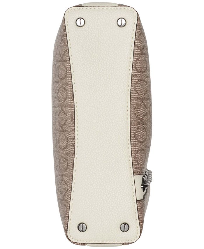 Calvin Klein Adeline Signature Triple Compartment Crossbody & Reviews ...