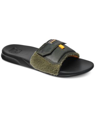 REEF Men's Jacket Stash Slide Sandal - Macy's