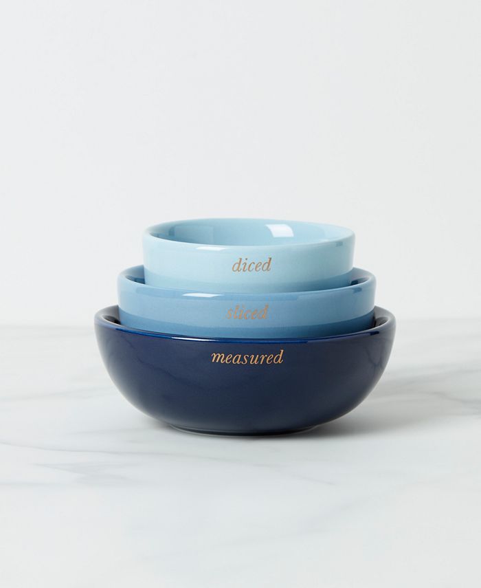 kate spade new york Make it Pop Prep Bowls, Set of 3 - Macy's