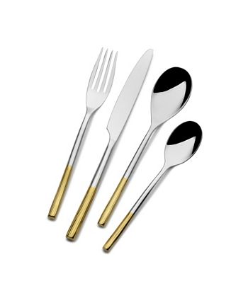 Mikasa Duval Forged 16 Piece Flatware Set - Macy's