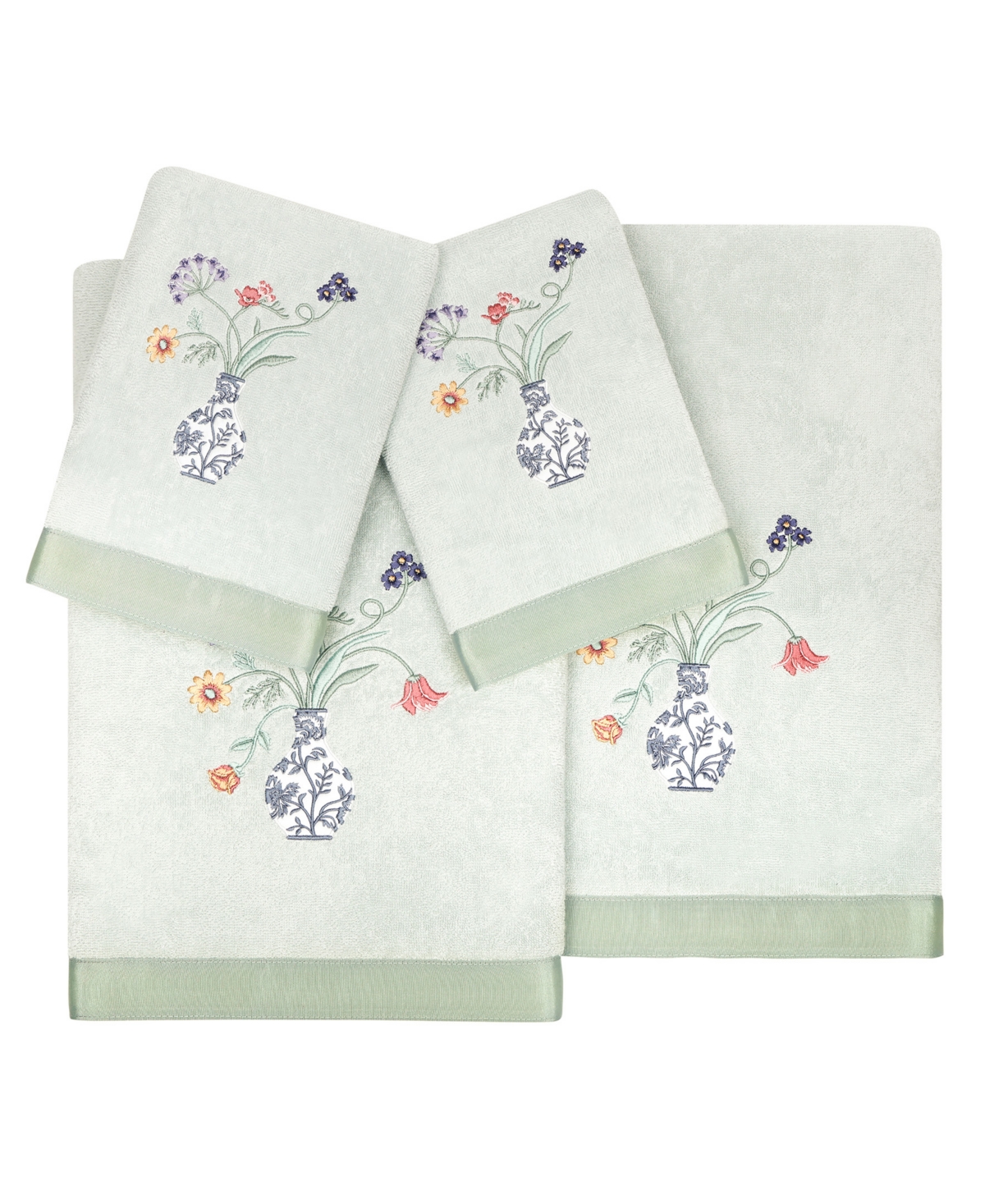 Click here for Linum Home Turkish Cotton Stella Embellished 4-Pc.... prices
