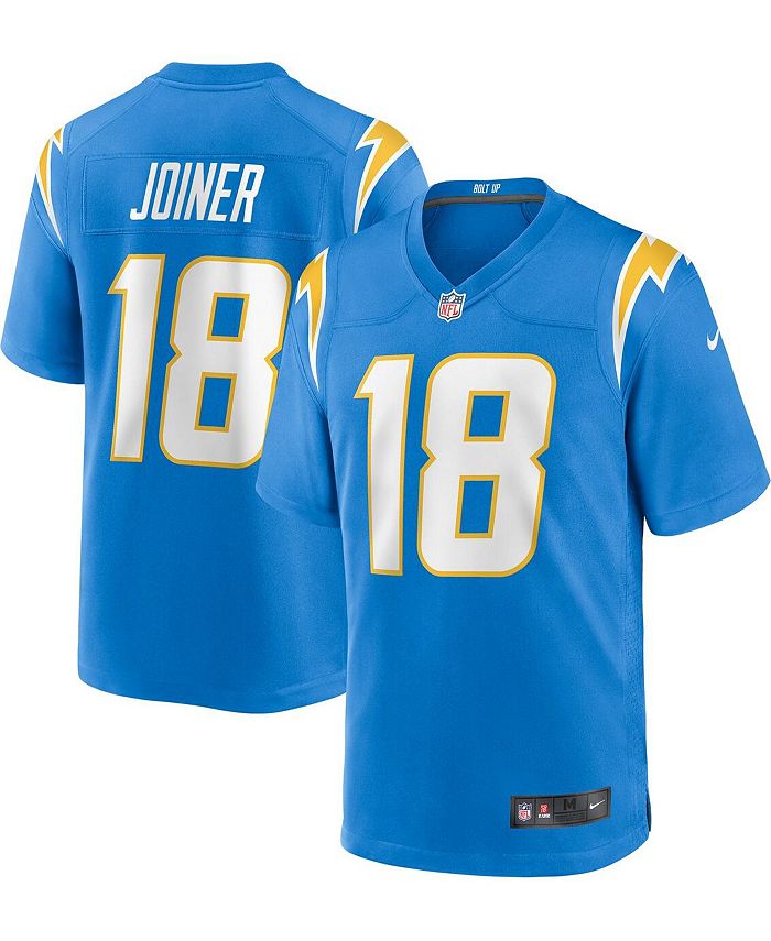 Nike Men's Charlie Joiner Powder Blue Los Angeles Chargers Game Retired ...