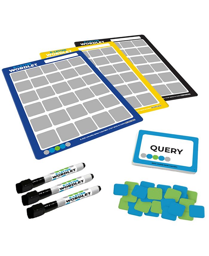 University Games 5-Letter Wordlet a Confounding Word Strategy Game Set ...