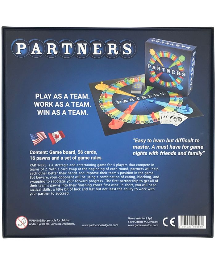 Game Inventors Hardway Ventures LLC Partners Board Game Set, 74 Piece ...