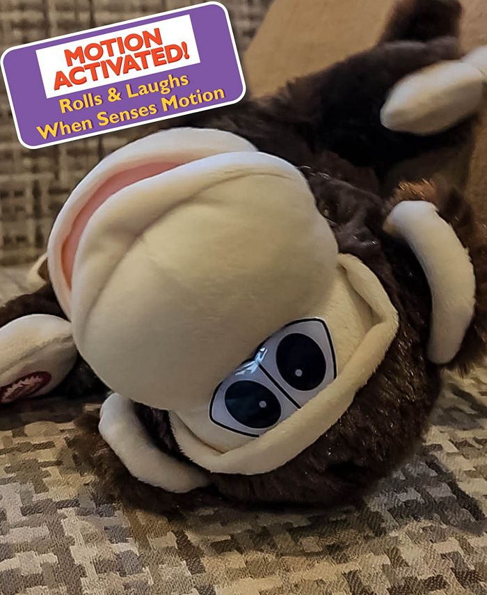 Flipo Crazy Critters Rolling Laughing Brown Monkey - Macy's