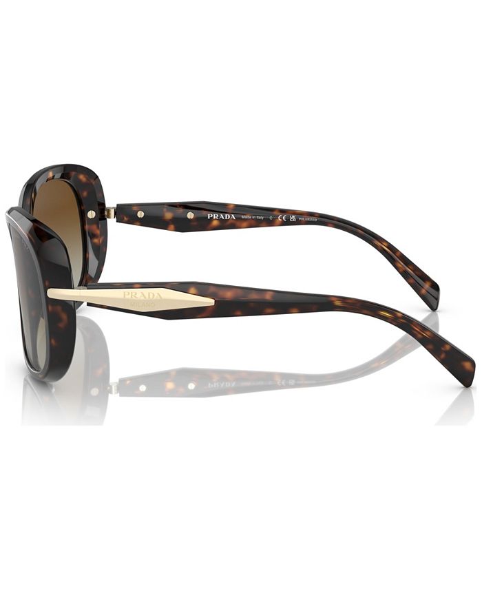 PRADA Oval Women's Sunglasses, PR 04ZS - Macy's