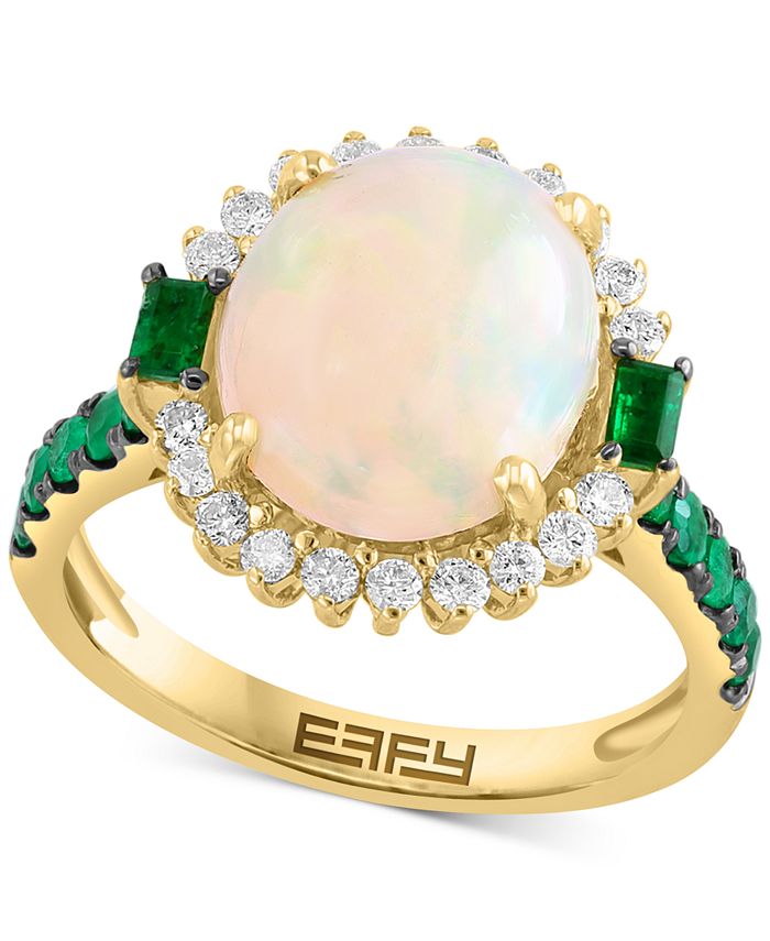EFFY Collection EFFY® Opal (2-1/2 ct. t.w.), Emerald (1/2 ct. t.w ...