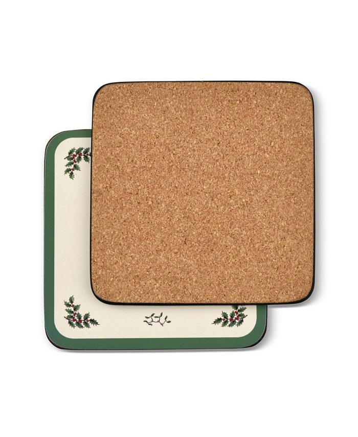 Spode Christmas Tree Coasters, Set of 6 - Macy's