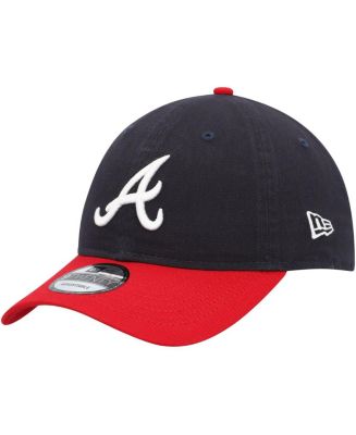 Men's New Era Navy, Red Atlanta Braves Replica Core Classic 9TWENTY ...