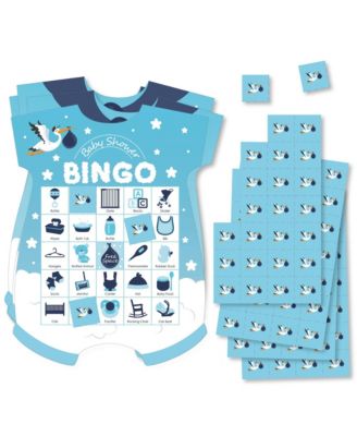 Big Dot of Happiness Boy Special Delivery - Bingo Cards & Markers Stork ...